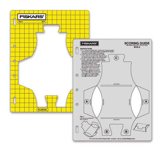 Fiskars skabelon til gaveæsker - Æske / Box 2 - Skabeloner - HolstedHus