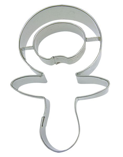 7 cm Kage udstikker - Baby sut - Pyntudstikker og kageudstikker ...