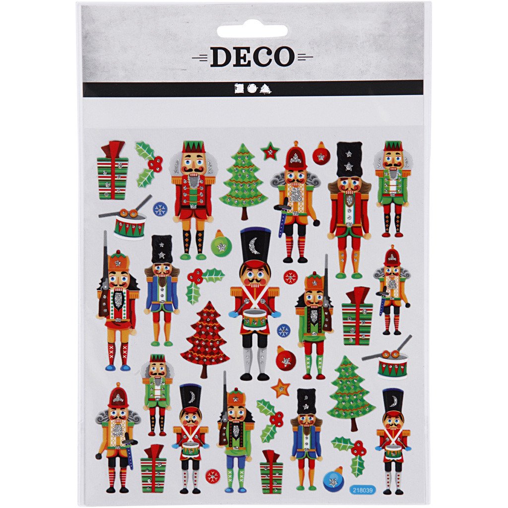 Stickers - Jul - Nøddeknækkeren - Hobby artikler til jul - HolstedHus