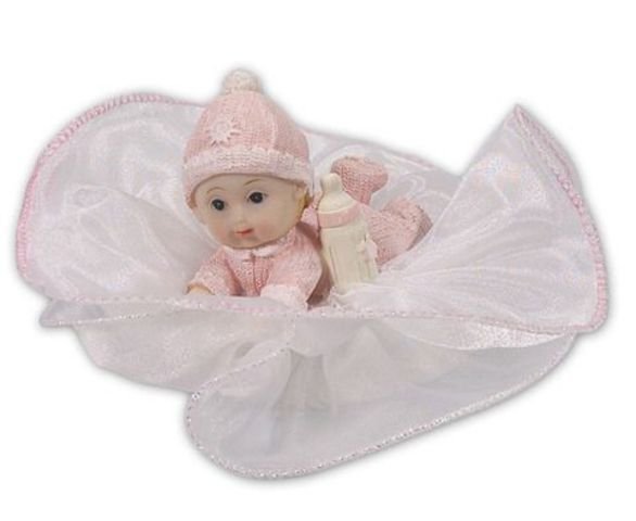 Pynt - Baby på tyl - rød - Pynt - HolstedHus